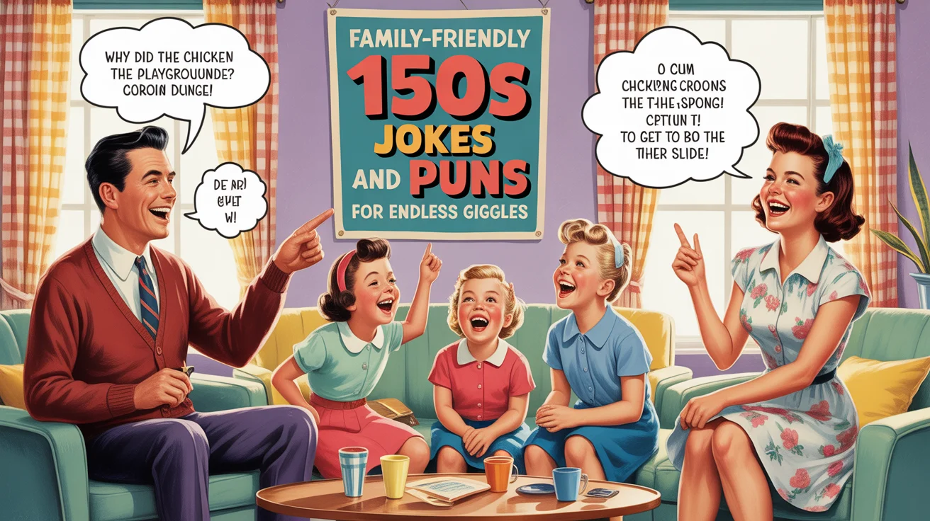170+ Family-Friendly 1950s Jokes and Puns for Endless Giggles