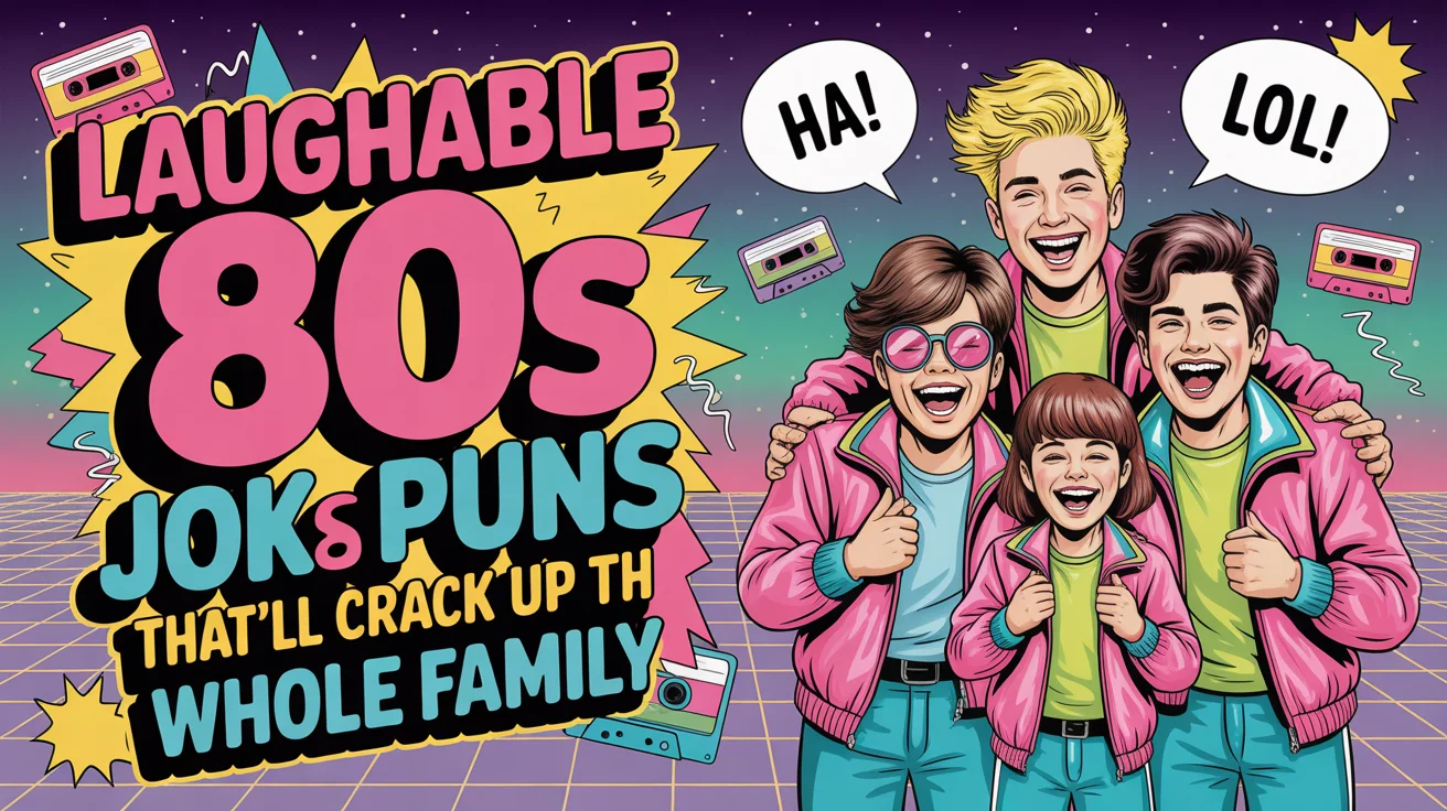 160+ Laughable 80s Jokes and Puns That’ll Crack Up the Whole Family