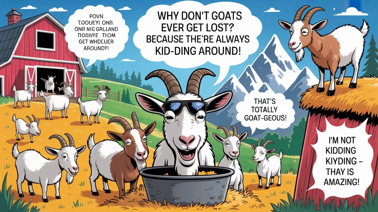 169+ Ridiculous Goat Jokes and Puns Packed with Nonstop Fun