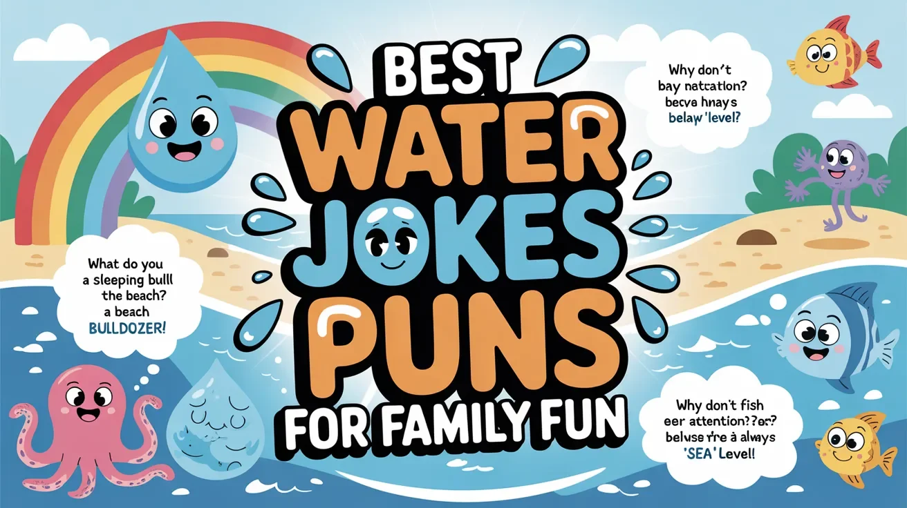 350+ Best Water Jokes and Puns for Family Fun