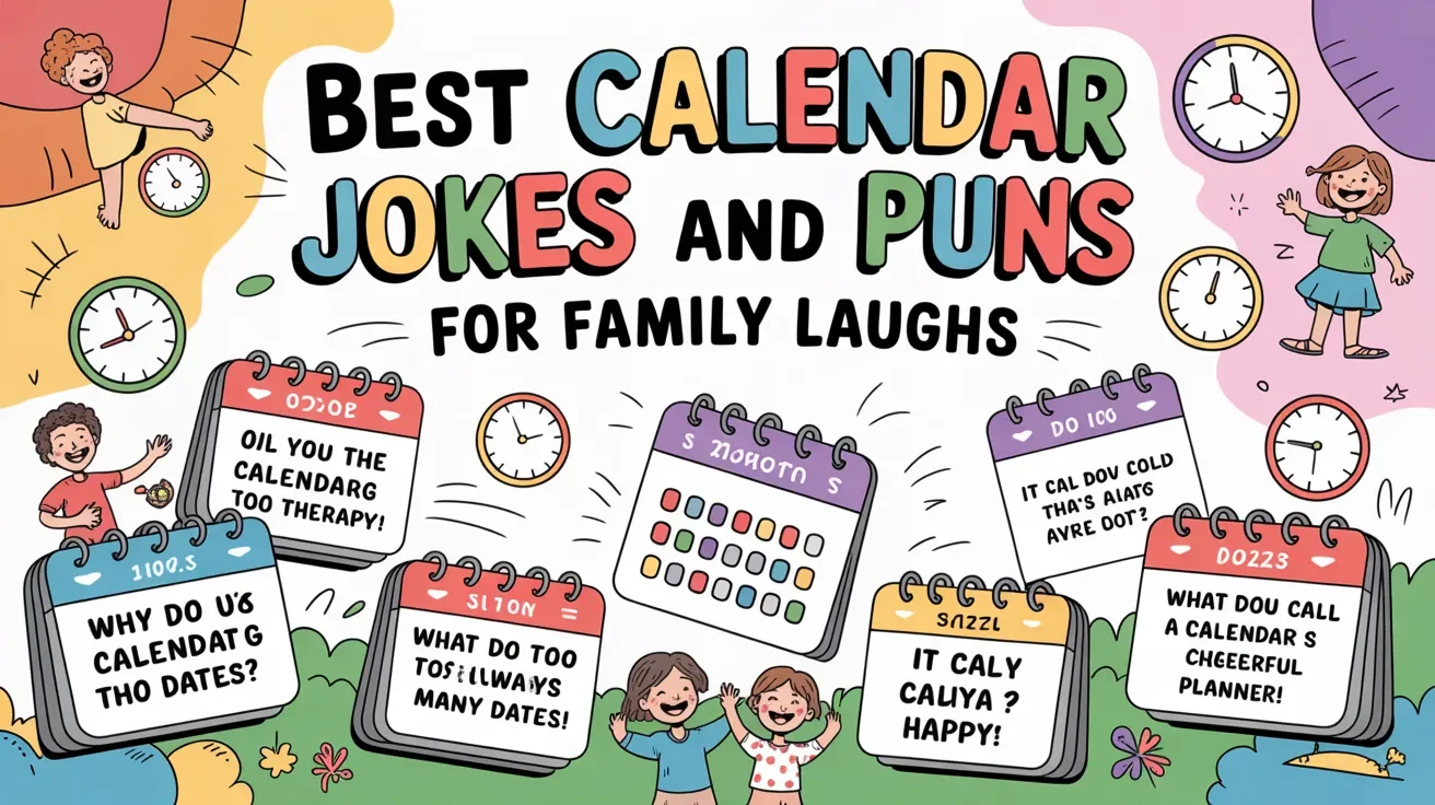 350+ Best Calendar Jokes and Puns for Family Laughs