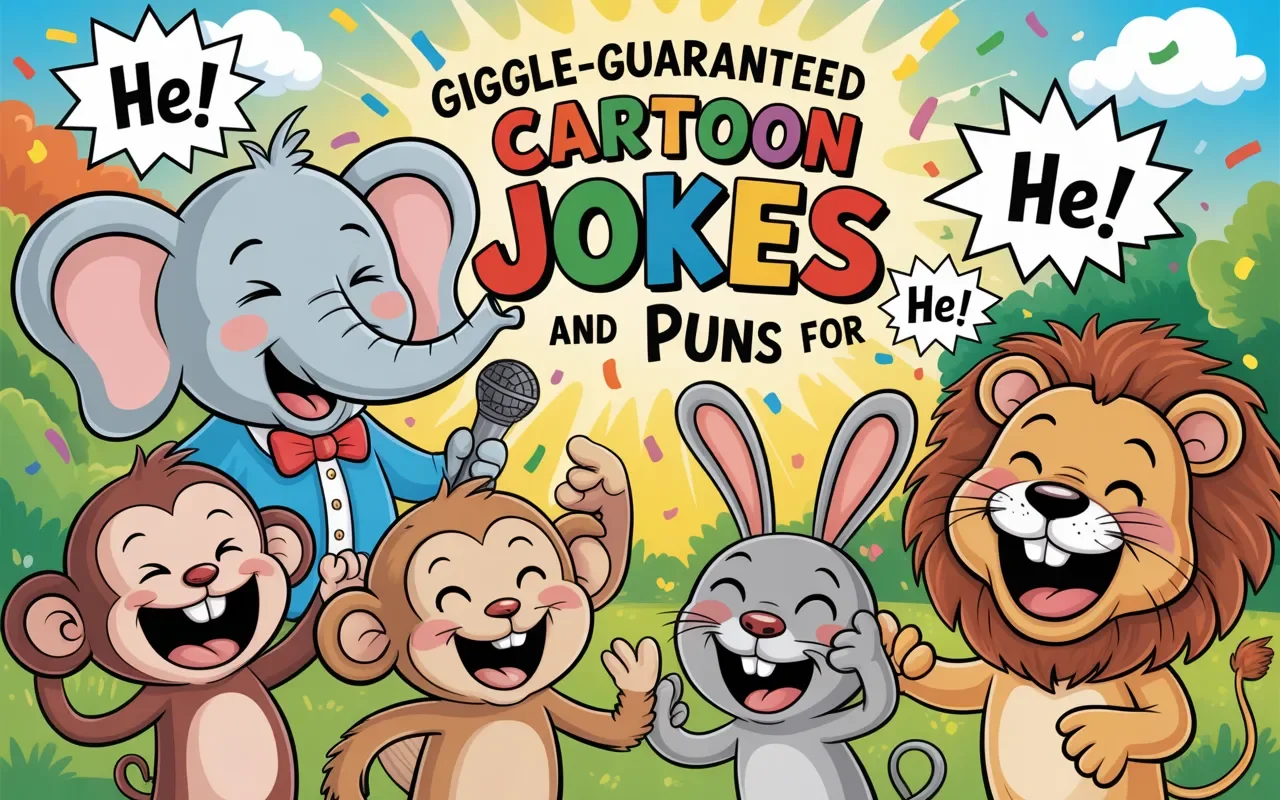 325+ Giggle-Guaranteed Cartoon Jokes and Puns for Kids