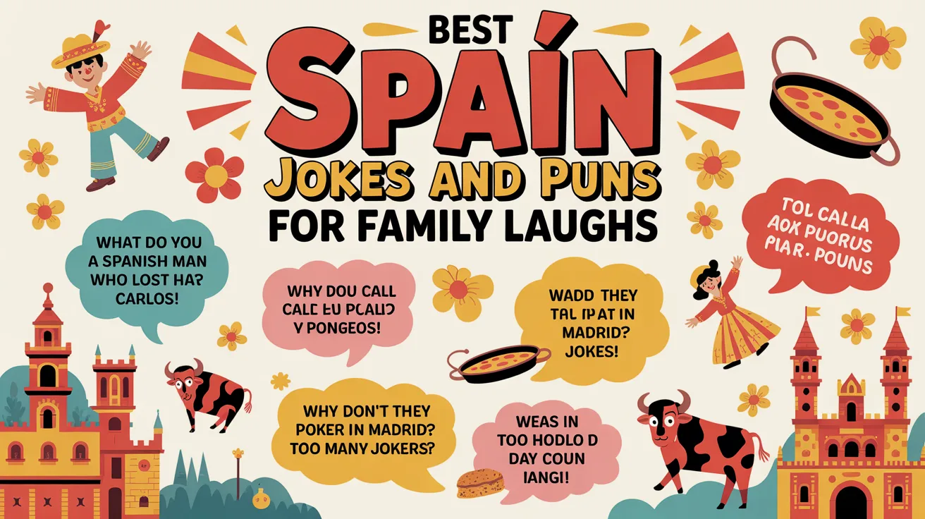 350+ Best Spain Jokes and Puns for Family Laughs